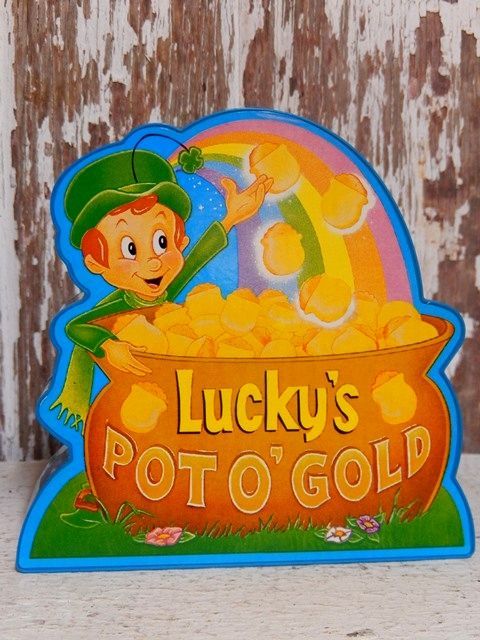 ct-150922-38 Lucky's Pot O' Gold Cereal / 1988 Plastic Bank - Jack's Mart